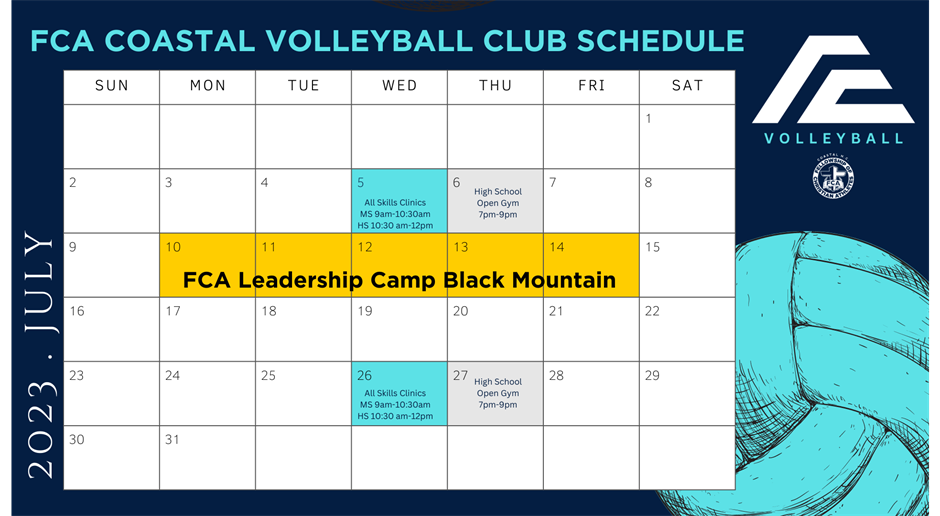 FCA Volleyball - Jacksonville - NC - FCA Sports > Home
